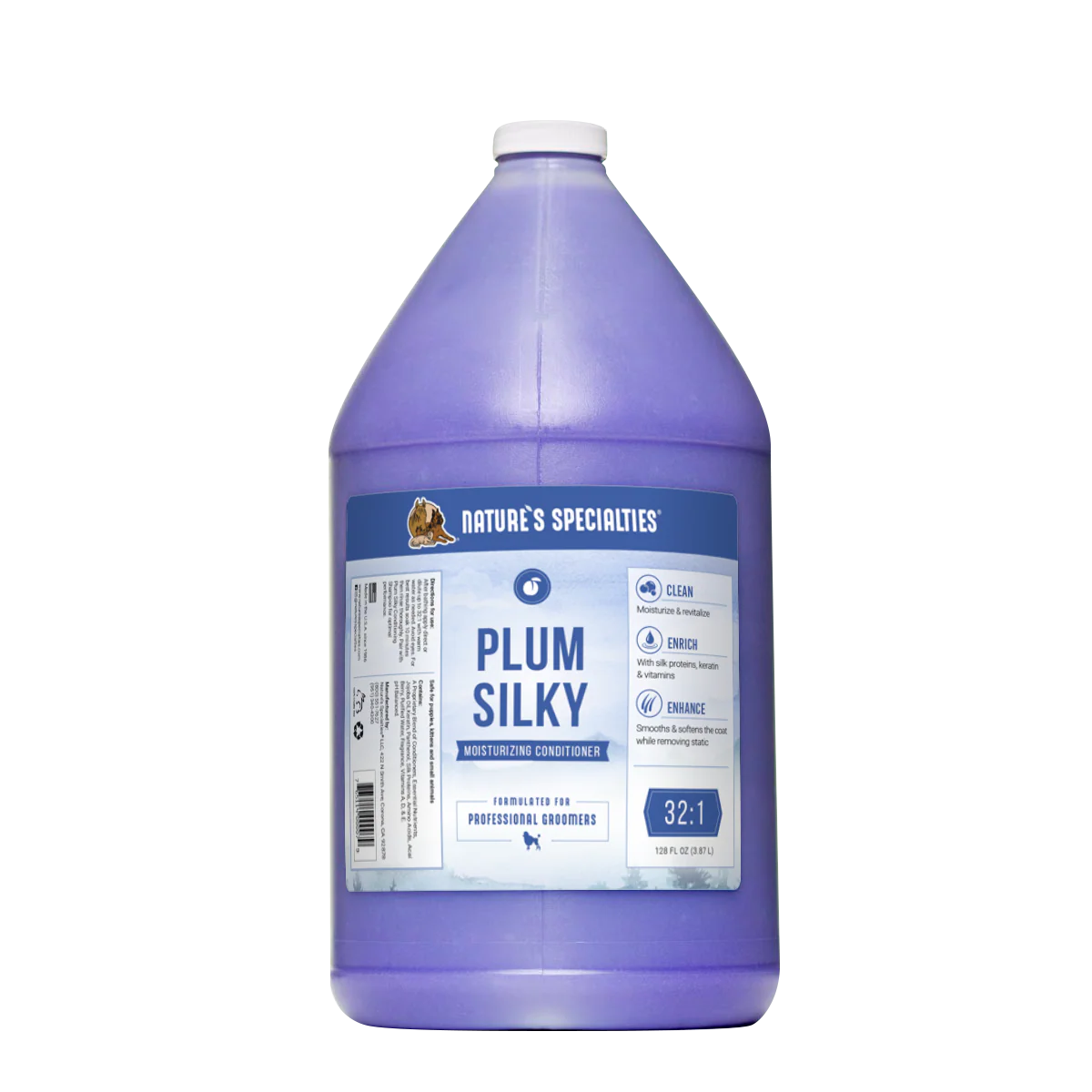 NS PLUM SILKY CONDITIONER 32:1 – Groomer's House Distributor Inc